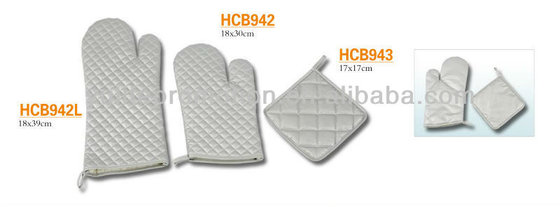 Slip - Resistant Cotton Oven Gloves Hand Protection Home Decor Products