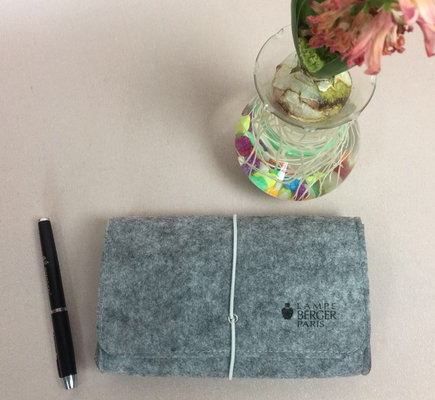 Beautiful RPET Felt Bags , Promotional Stationary Felt Storage Bag