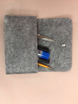 Beautiful RPET Felt Bags , Promotional Stationary Felt Storage Bag