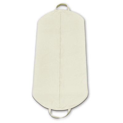 Cotton Fabric Garment Zipper Bag Custom Design Wedding Garment Bag