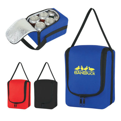 80gsm Non Woven Six Pack Bottle Cooler Bag Custom Logo Available