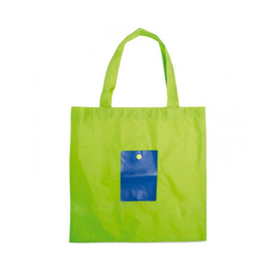 Promotional Foldable Nylon Bag With PVC Cover Various Color Available