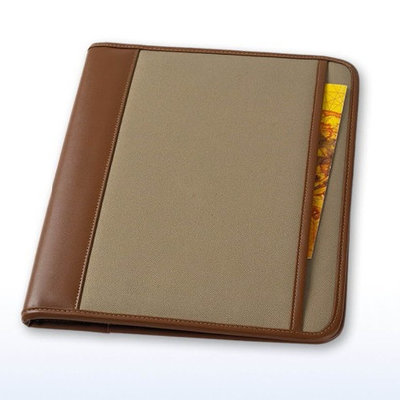 Stylish A4 Zipped Conference Folder , 26x33x1.5cm File / Document Holder