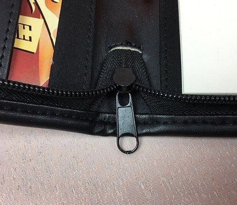 A5 Size Sheep Skin Imitation Leather Document Folder With Front Pocket