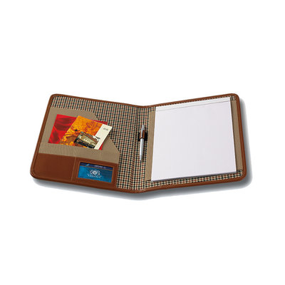 Unisex Style Office Leather Business Folder For A4 Paper OEM Accepted