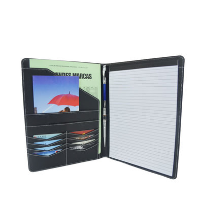 Personalized Cute A4 Portfolio Folder , A4 PU Leather Portfolio Case