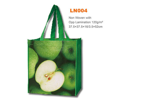 Reusable PP Laminated Bags , PP Laminated Grocery Tote Bags