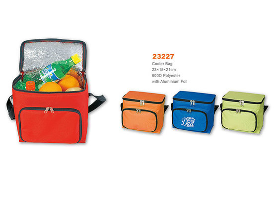 Form des Quadrat-7L isolierte Kühltaschen 23x15x21cm für angenommenes Mittagessen Soem