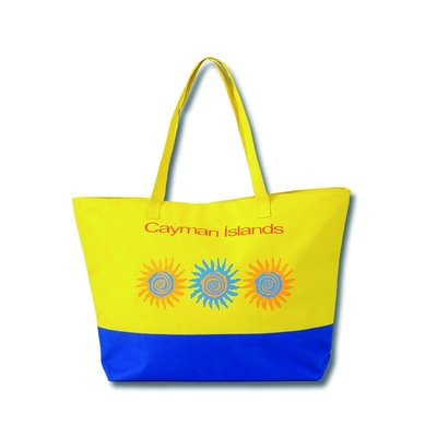 Polyester-Sommer-Strand-Tasche mit dem Reißverschluss-und Taschen-Zollamt verfügbar