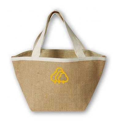 Mini-Jutefaser 340gsm über der umweltfreundlichen Art der Schulter-Strand-Taschen-100%
