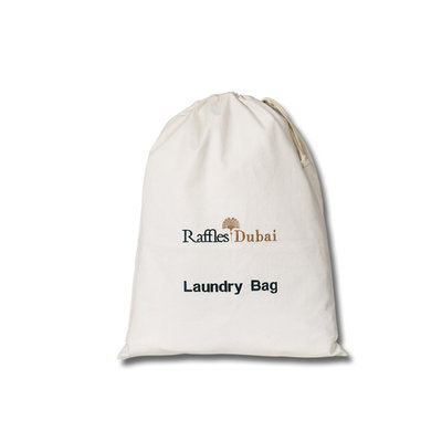 Baumwollstoff-fördernde Zugschnur-Taschen, Wegwerfhotel-Wäscherei-Wäsche-Tasche
