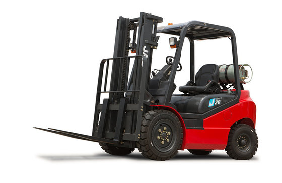 Compact Industrial LPG Forklift Trucks CPQYD30H for Warehouse / Construction