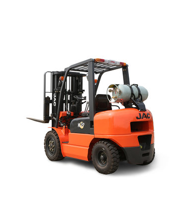 Orange Gasoline Forklift Truck With 30 Meters Lifting Height