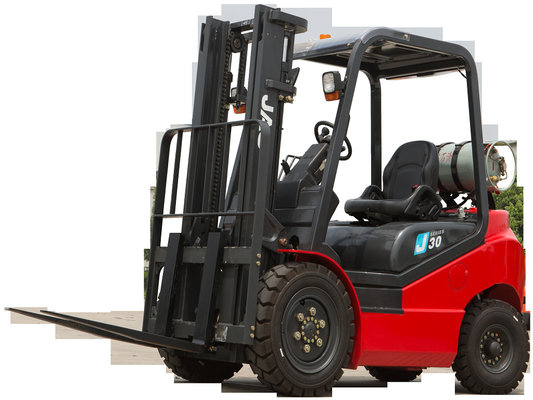 Industrial LPG Forklift Truck/JAC gasoline forklift truck CPQYD30/ JAC forklift truck with petrol power and LPG