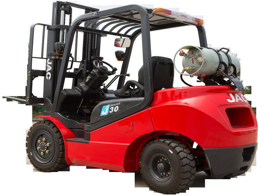 Industrial LPG Forklift Truck/JAC gasoline forklift truck CPQYD30/ JAC forklift truck with petrol power and LPG