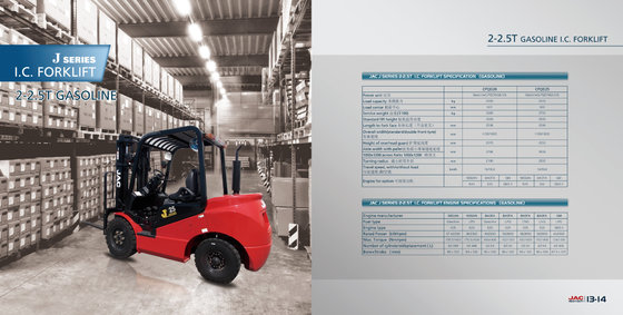 Solid Tyre Diesel 2.5T Forklift Truck Safety Belt Seat CPCD25H , Fork Lift Equipment