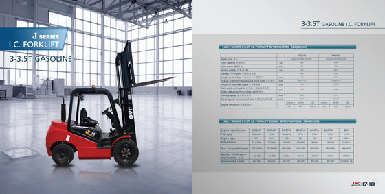 ISUZU Engine Factory Building Diesel Forklift Truck 3500kg CPCD35J