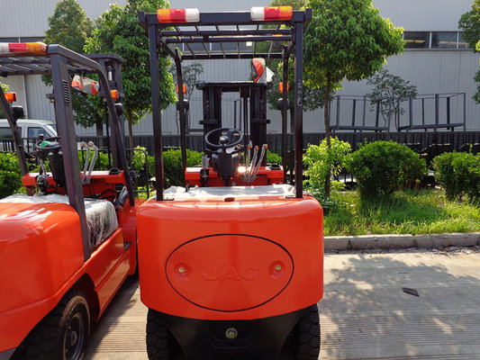 4 Wheel Electric Forklift Truck 3.5 Ton For Moving Cargo In Pallets , Battery Fork Lift