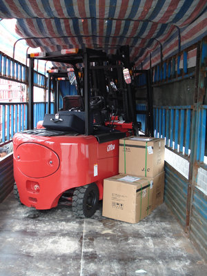 1 Ton  Material handling Electric Forklift Truck USA Curtis Control AC system