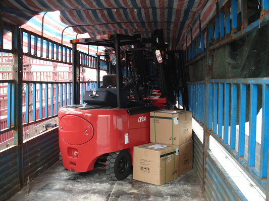 H Series Construction Electric Truck Mounted Forklift , 3000mm Lifting Height CPD10H