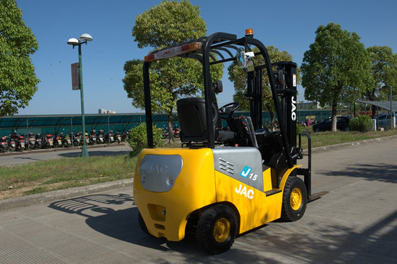 Four Wheel Battery Powered Electric Forklift Truck 1 Ton With Ce Certificate