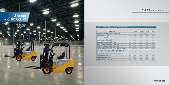 2.5 Ton Diesel Fork Lift Truck With ISUZU Engine / 500mm Load Center CPCD25J