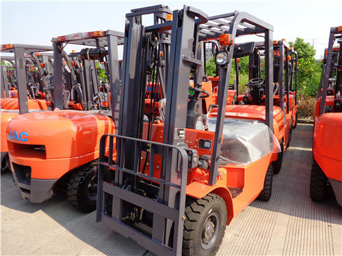 JAC Counterbalance Forklift Truck with ISUZU engine/ JAC diesel forklift truck CPCD30J/ 3 tons JAC forklift