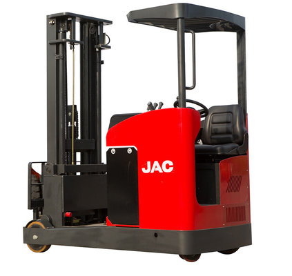 Forward Warehouse Industrial Forklift Truck , Battery Operated Electric Lift Truck