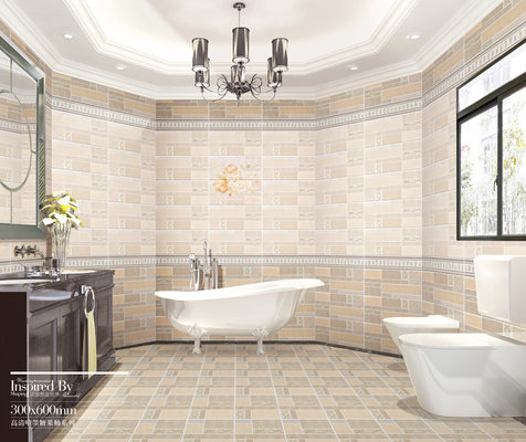 300*600mm sugar/candy glaze wall tiles matching 300*300 floor