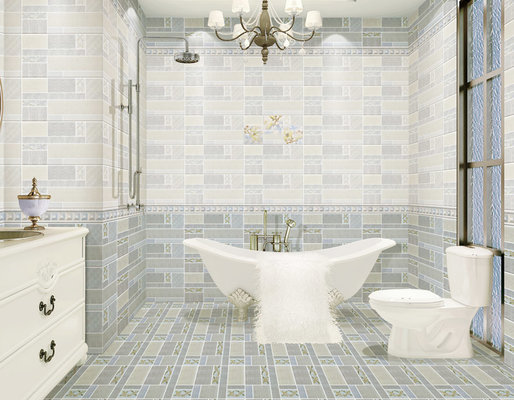 300*600mm sugar/candy glaze wall tiles matching 300*300 floor