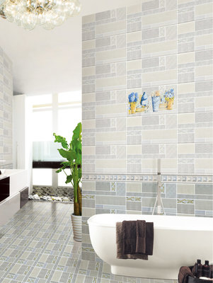 300*600mm sugar/candy glaze wall tiles matching 300*300 floor