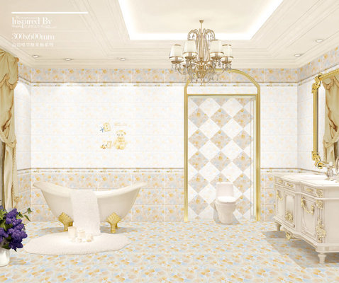 300*600mm sugar/candy glaze wall tiles matching 300*300 floor