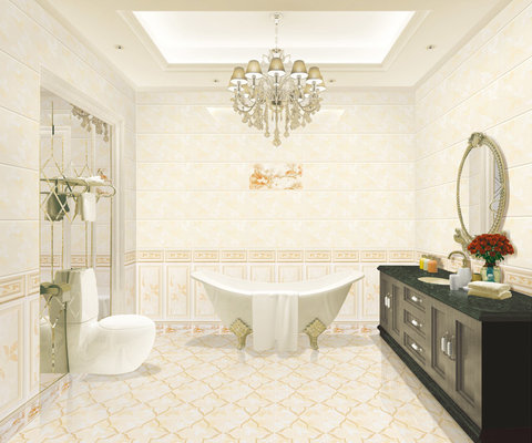 300*600mm sugar/candy glaze wall tiles matching 300*300 floor