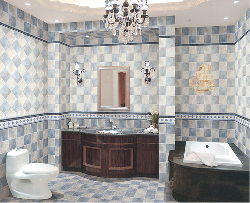 Bathroom/kitchen 300*600mm matching 300*300mm floor,golden k effect