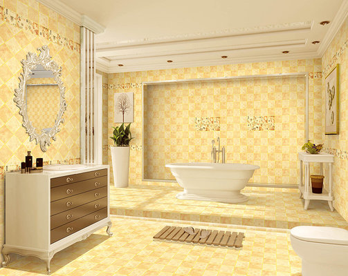 Bathroom/kitchen 300*600mm matching 300*300mm floor,golden k effect