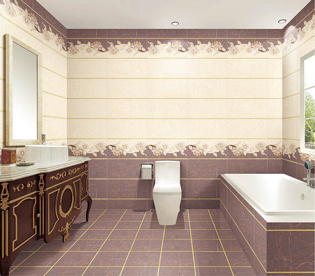 Bathroom/kitchen 300*600mm matching 300*300mm floor,golden k effect