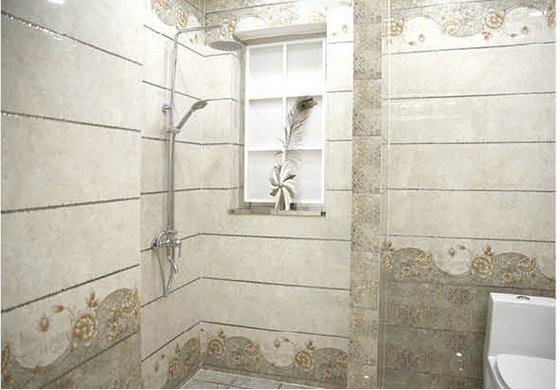 Bathroom/kitchen 300*600mm matching 300*300mm floor,golden k effect