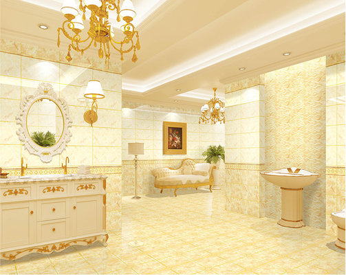 Bathroom/kitchen 300*600mm matching 300*300mm floor,golden k effect