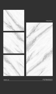 600*1200MM AAA grade full polished glazed porcelain floor tiles carrara white