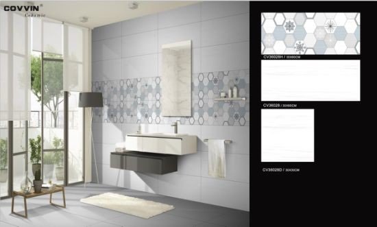 Glazed Ceramic Wall and Floor Tiles Good Quality for Bathroom 300*600/300*800/300*900MM