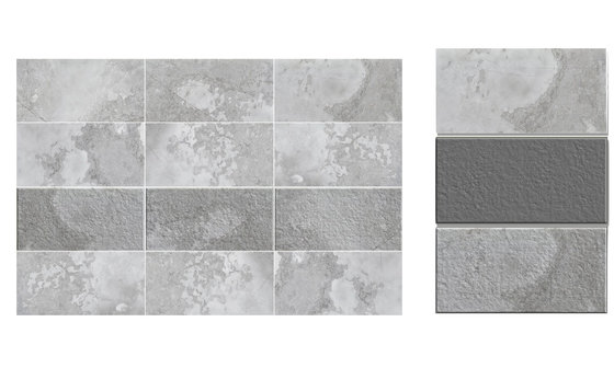 Kitchen/Bathroom Ceramic Wall Tiles  Grey Color For Home Decoration