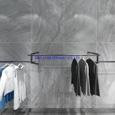 Hot Sale Dark Grey Glossy Glazed Porcelain Tiles (60x120) For Home Decoration