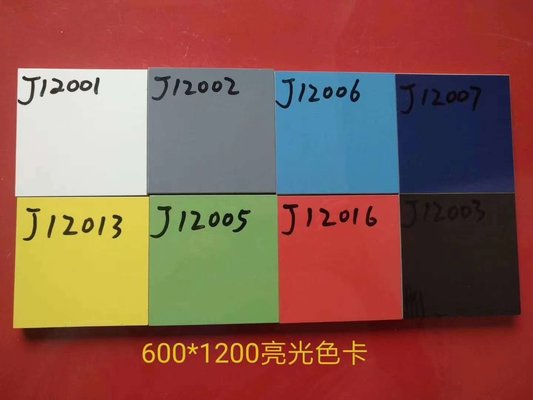 Pure black Color 9.5mm Thickness Porcelain Floor Tile  600X1200mm