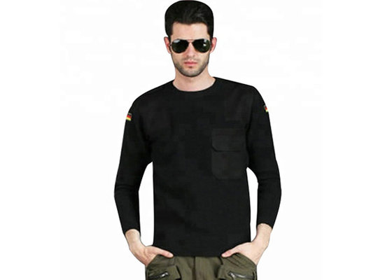 OEM British Commando Sweater , Mens Commando Sweater O Neck Customized