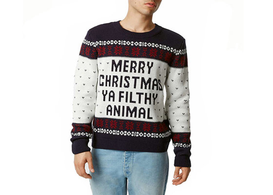 Tacky White Ugly Christmas Sweater Ideas Funny Mens Knitted Xmas Jumper