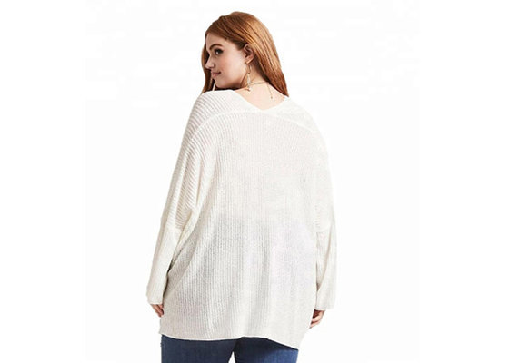British Style Oversized Open Knit Sweater , Oversized Jumper Womens For Fall