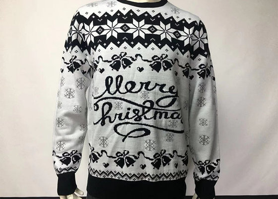 Customized Design Snowflake Patterns Novelty Christmas Jumpers For Adult