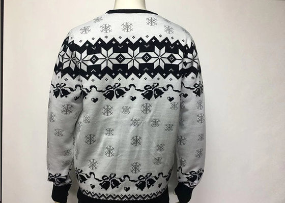 Customized Design Snowflake Patterns Novelty Christmas Jumpers For Adult