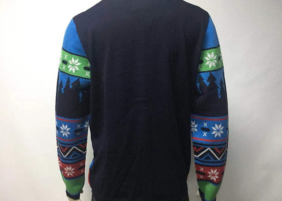 S - 6XL 12GG Popular Ugly Christmas Sweaters In Cotton Acrylic Material