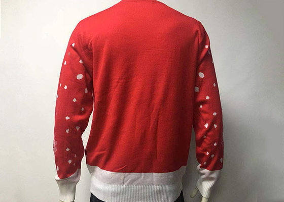 Led Light Up Reindeer Christmas Sweater In Acrylic With 10 Lights